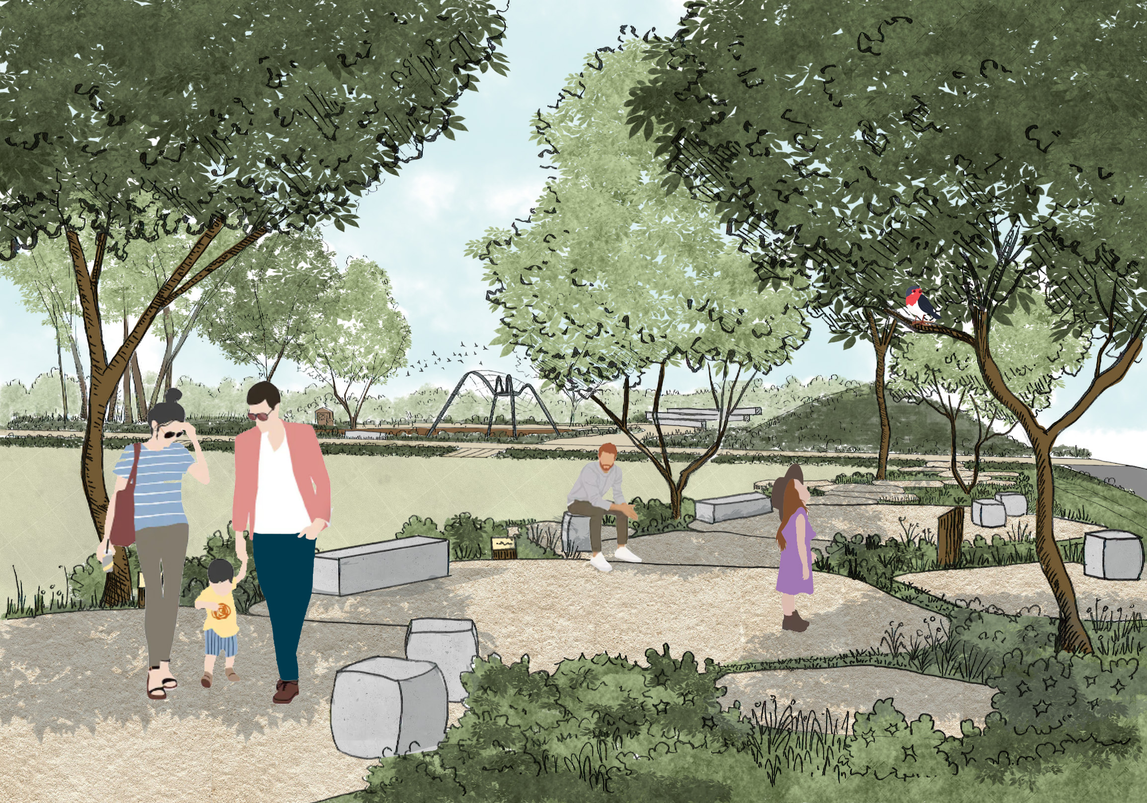 Parc Carrières-Saint-Denis [thin] Création d'un parc Paysager [-thin ...