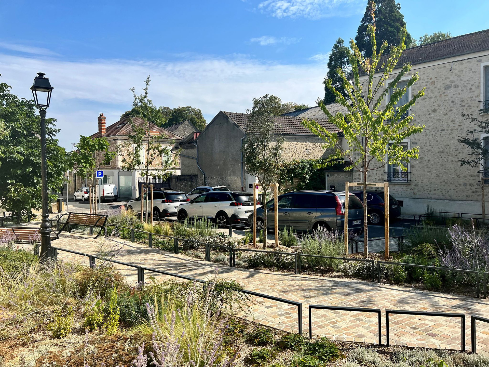 1ère tranche chantier de requalification du centre-ville, la Ferté Alais