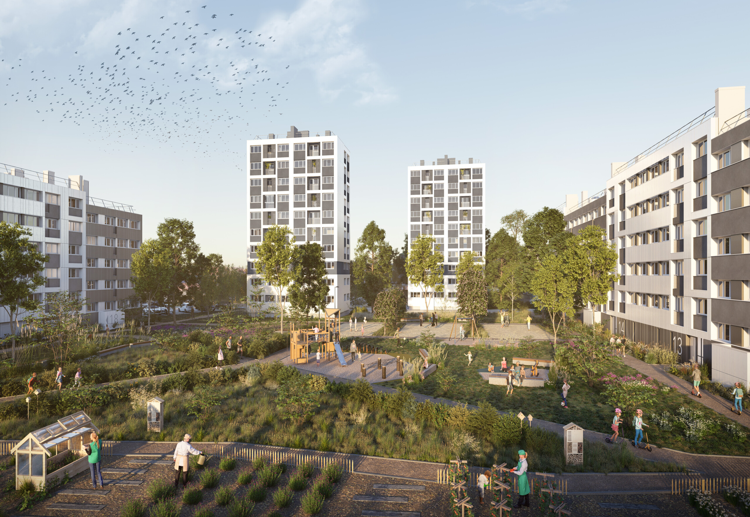 Réhabilitation De La Cité Gabriel Peri à Aubervilliers